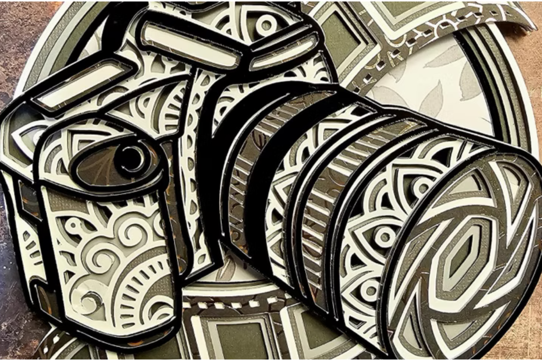 Classic Camera Paper Art | ECRAC